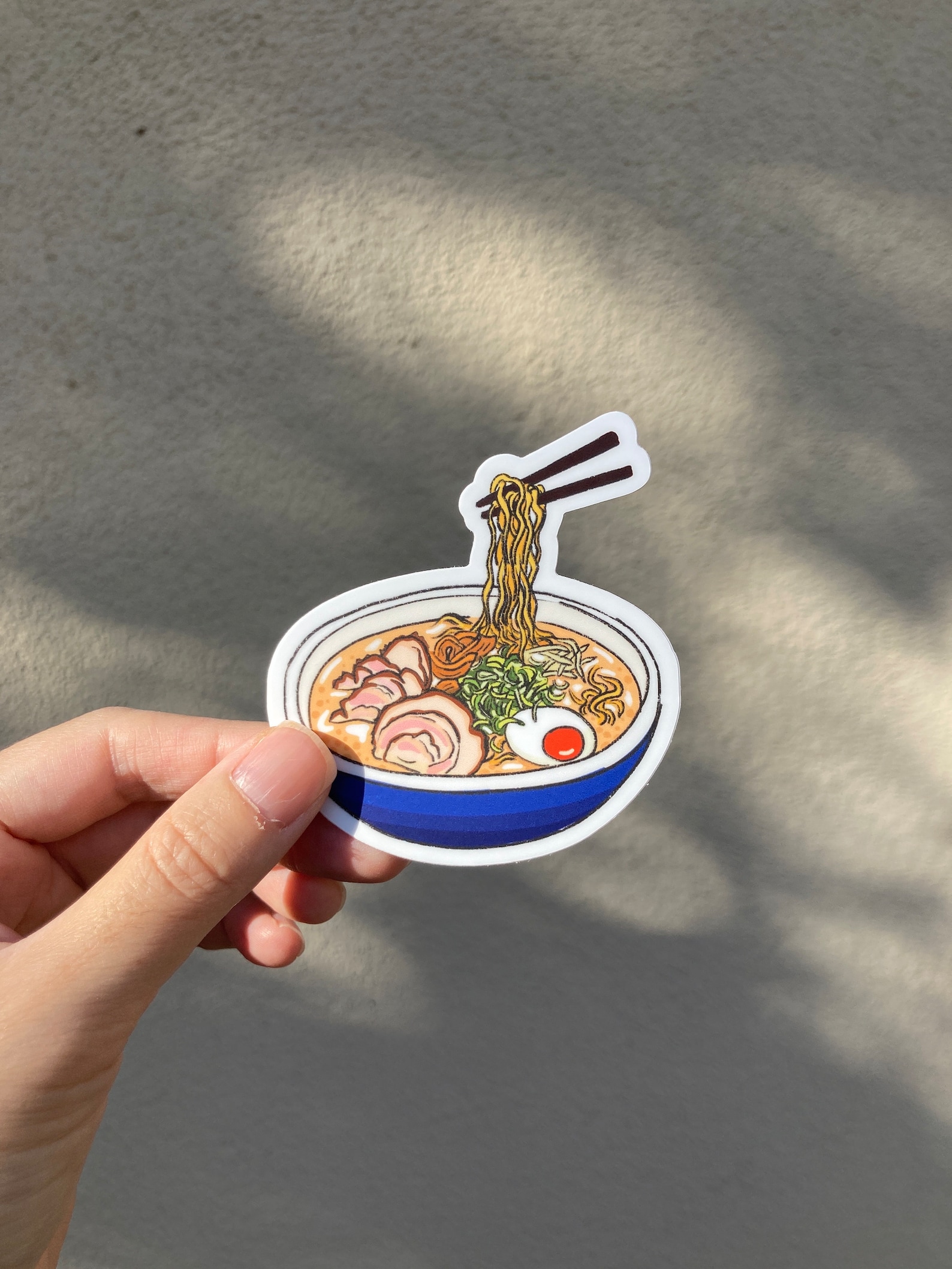 Ramen Sticker, Vinyl Sticker, Noodle Sticker, Japanese Food Sticker ...