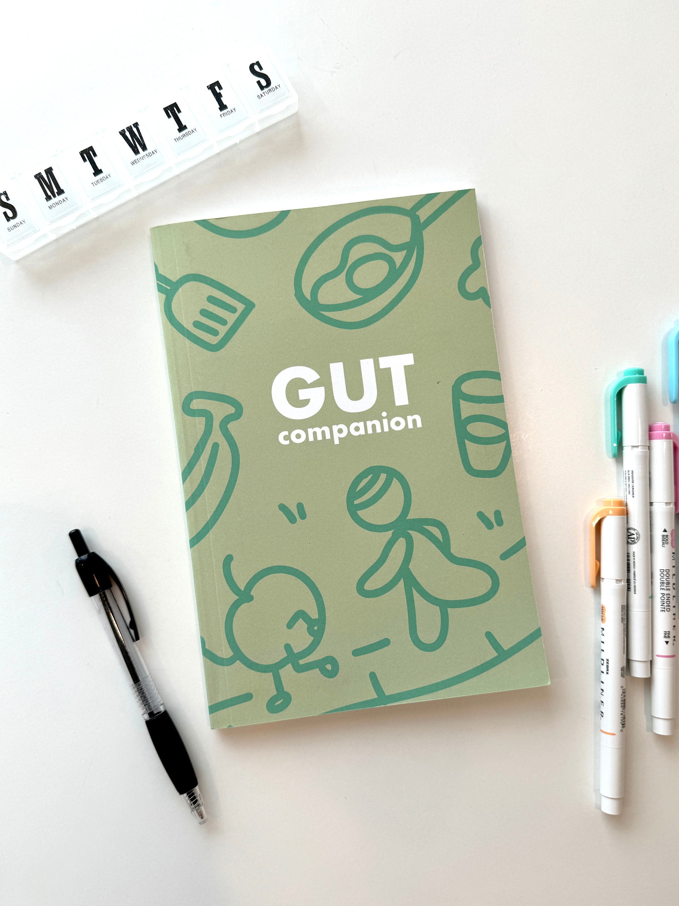 Gut Companion, Gut Journal, Diet Tracker, Health Notebook, Self Care ...