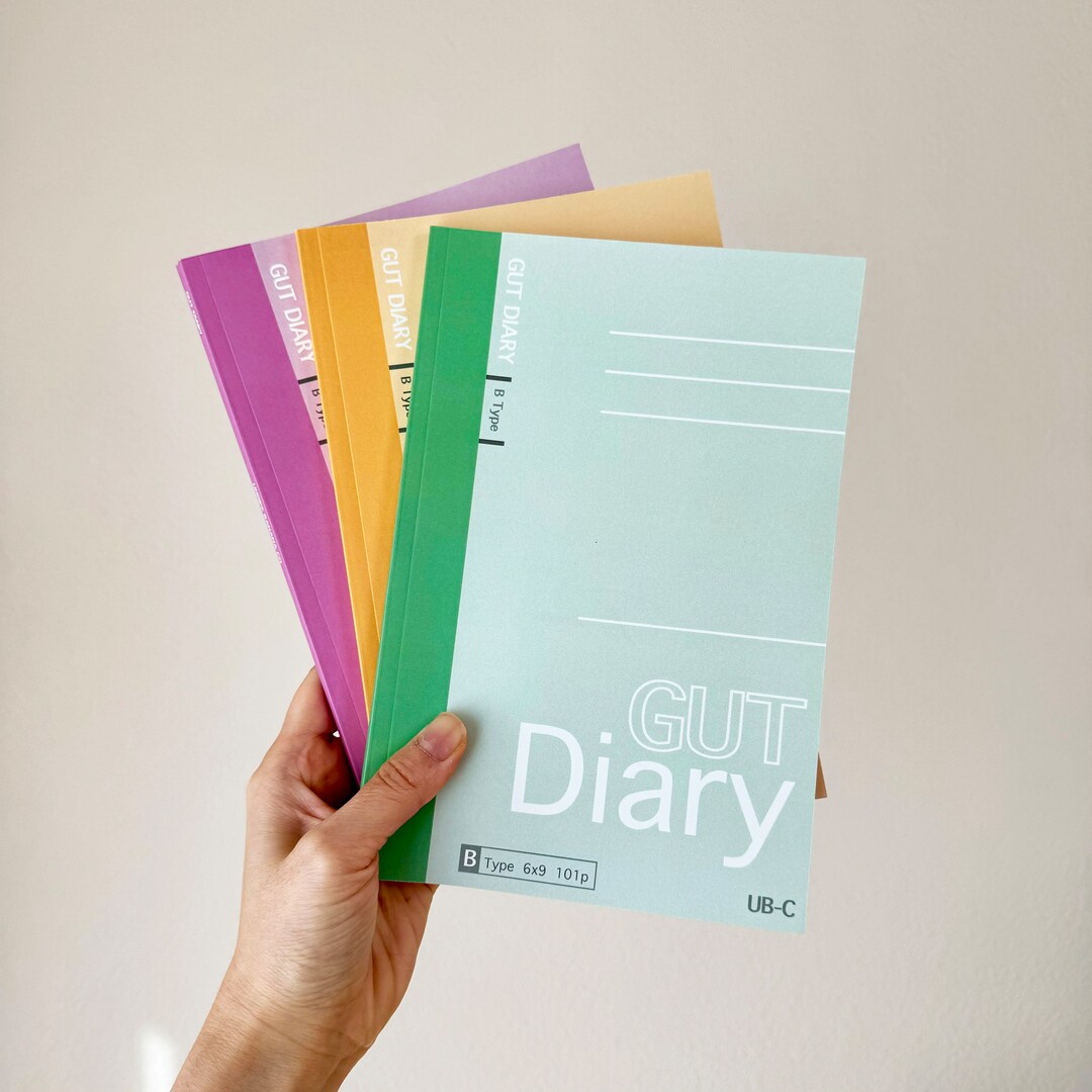 Gut Diary, Diet Tracker, Health Notebook, Self Care Journal - Etsy