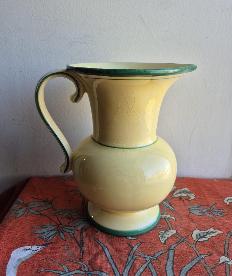 A Vintage 1930's Art Deco 1 Litre Pitcher Made by Lostro Czechoslovakia ...
