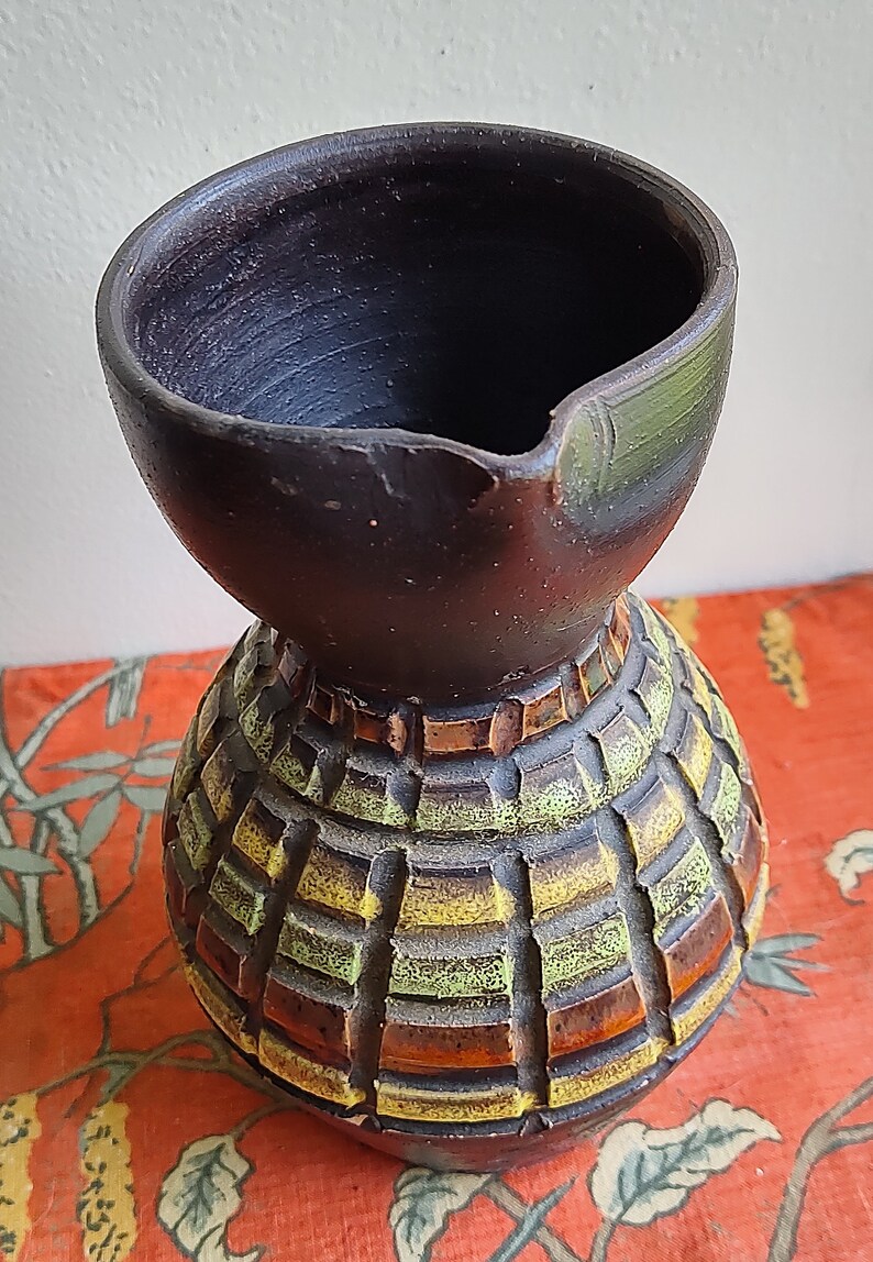 Vintage MCM Italian Pottery Raymor/bitossi Style Pitcher. - Etsy