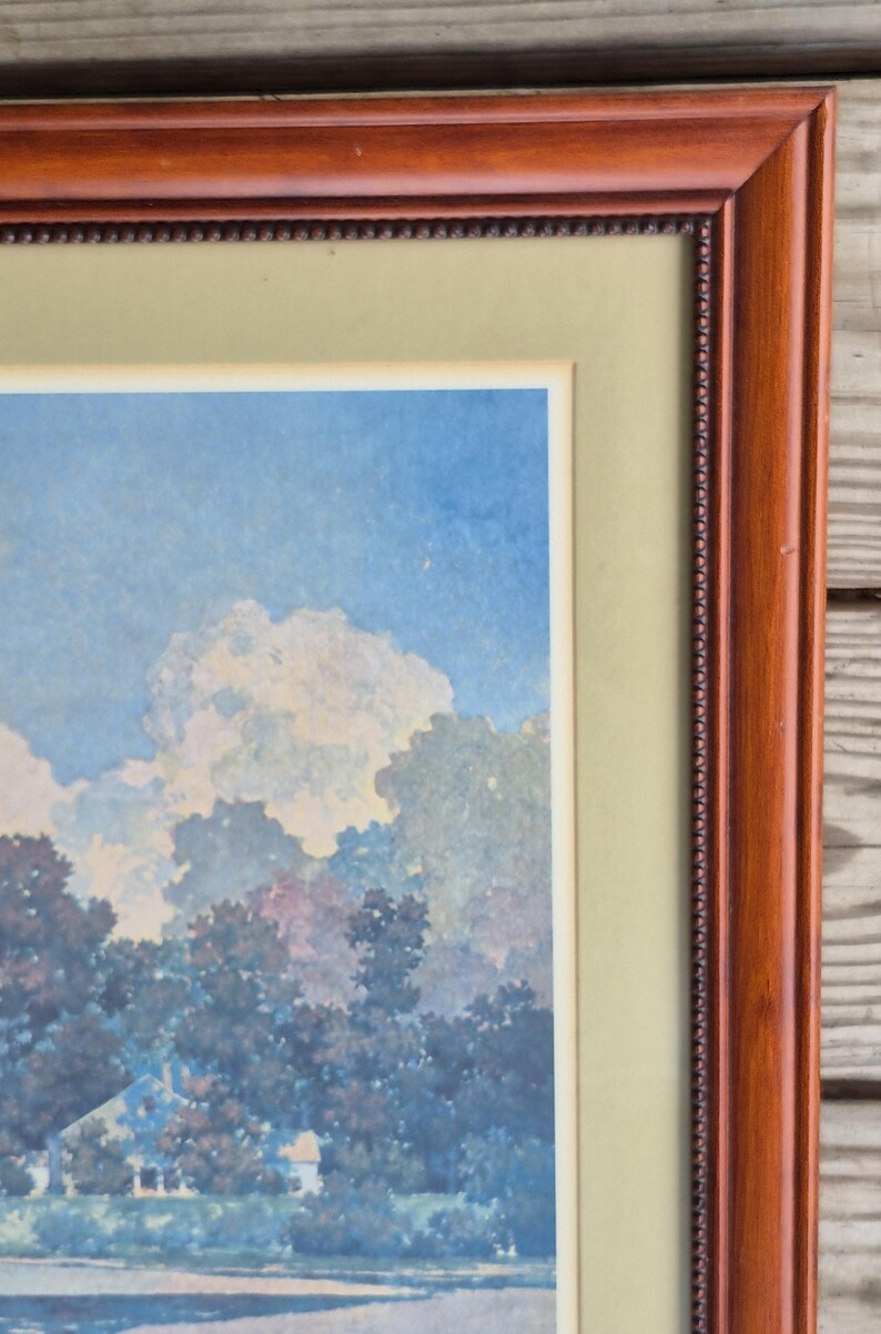 Vintage Maxfield Parrish Lithograph Atumn Afternoon Limited Edition - Etsy