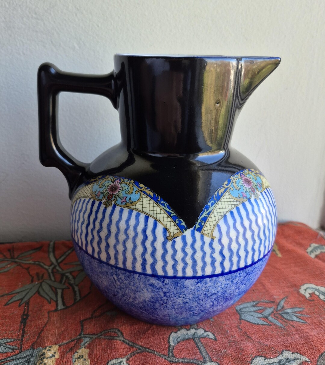 A Vintage Erphila Art Pottery Czechloslovakia Pitcher Pre 1940. - Etsy