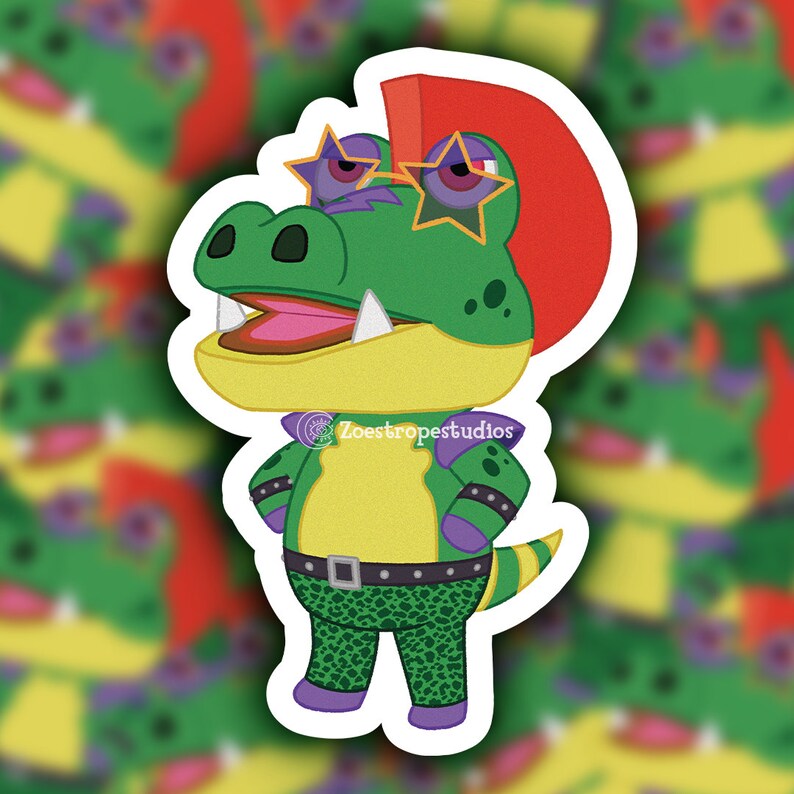 Glamrock Freddy, Chica, Roxy & Monty Animal Crossing Villager Vinyl ...