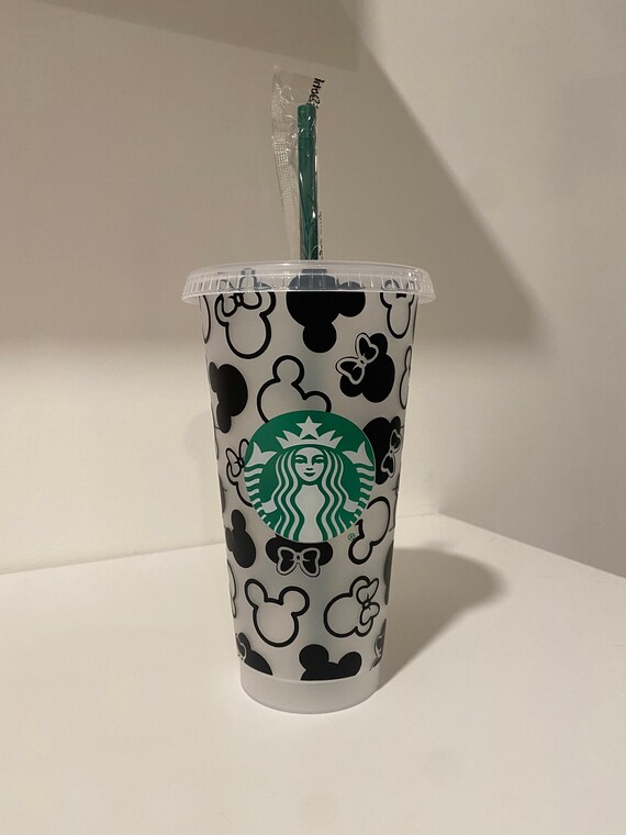 Mouse Starbuck Cups Mouse Ears Design Reusable Starbucks Cup - Etsy
