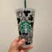 Mouse Starbuck Cups, Mouse Ears Design Reusable Starbucks Cup - Etsy
