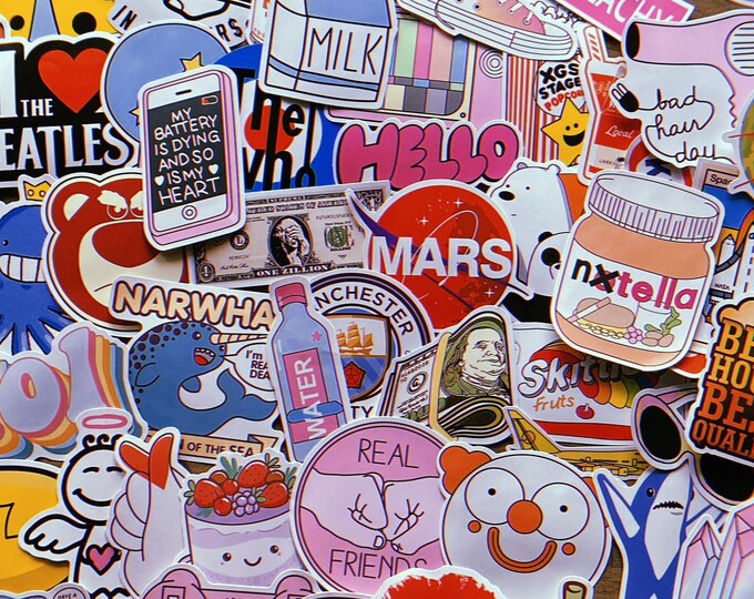 100 Cool Oops Sticker Packs Kawaii Retro Stickers for Teens & Laptops ...