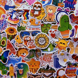 100 Stickers for Kids and Children Cute Kid Sticker Pack Gifts for Kids ...