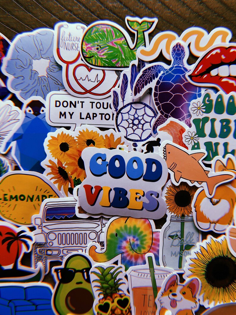100 VSCO Oops Sticker Packs Aesthetic Sticker Packs Random - Etsy