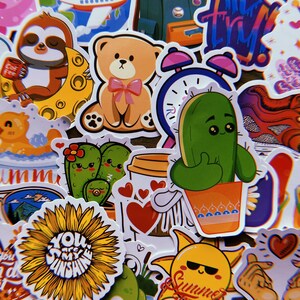 100 Stickers for Kids and Children Cute Kid Sticker Pack Gifts for Kids ...