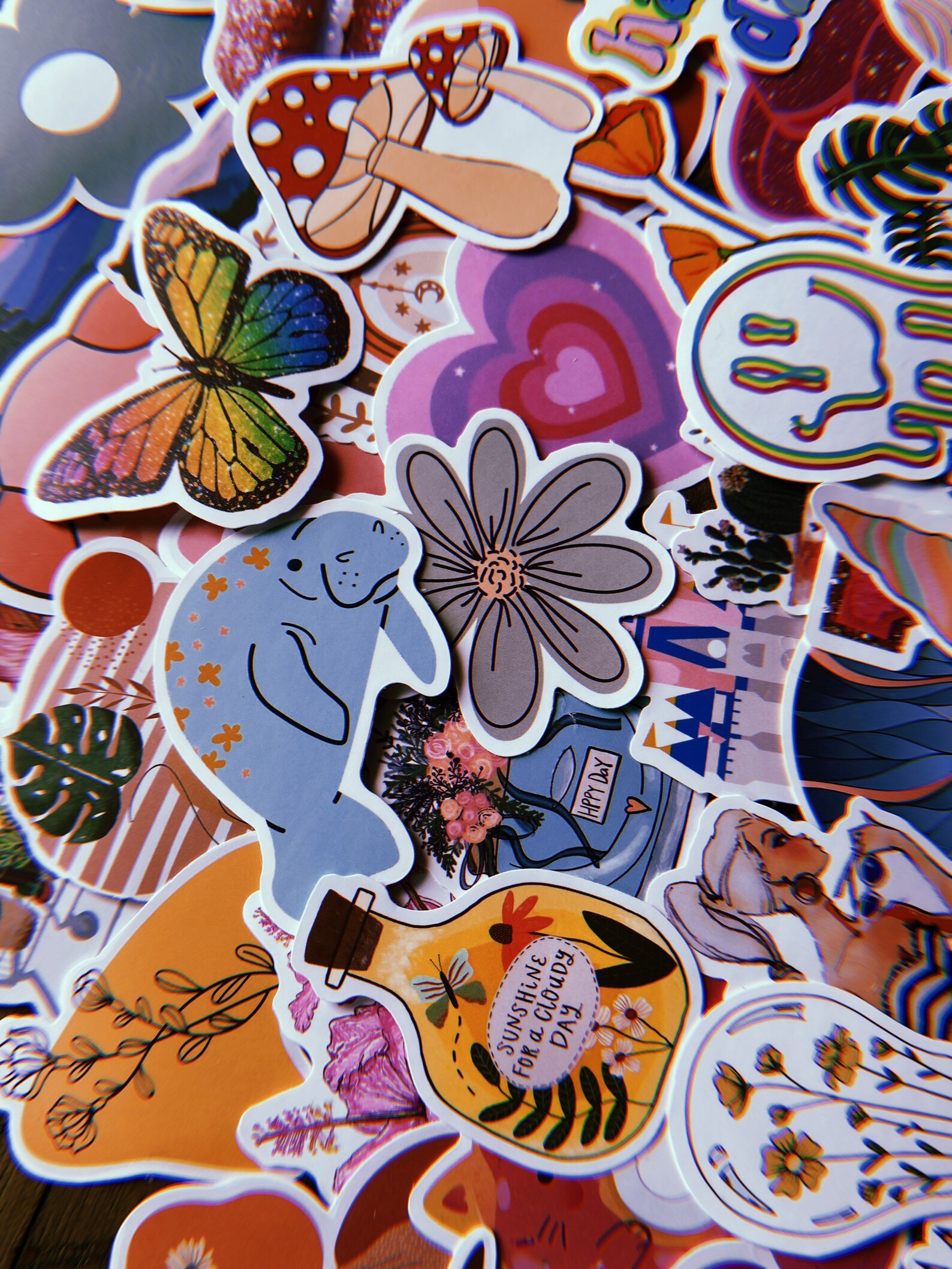 100 Oops Sticker Pack Vsco Stickers Random Aesthetic Stickers Gift for ...