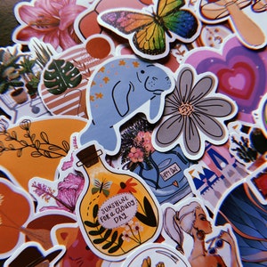 100 Oops Sticker Pack Vsco Stickers Random Aesthetic Stickers Gift for ...