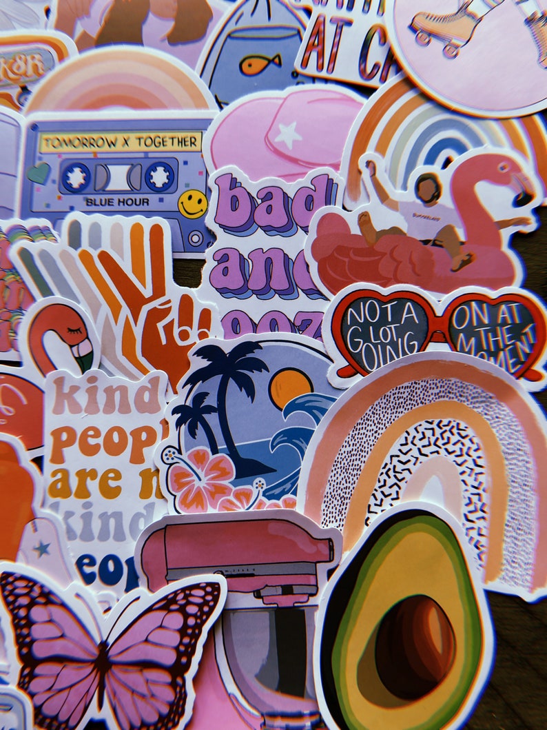 100 Cute Oops Sticker Pack Aesthetic Sticker Pack VSCO - Etsy