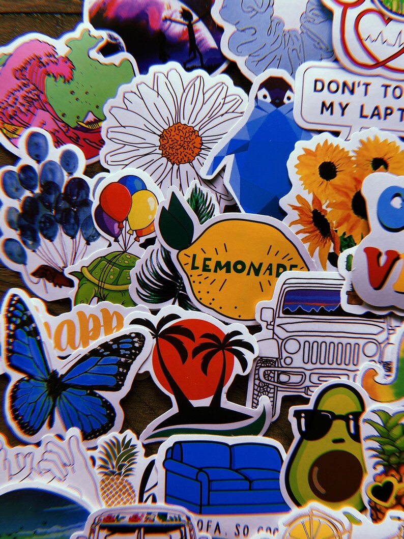 100 VSCO Oops Sticker Packs Aesthetic Sticker Packs Random - Etsy