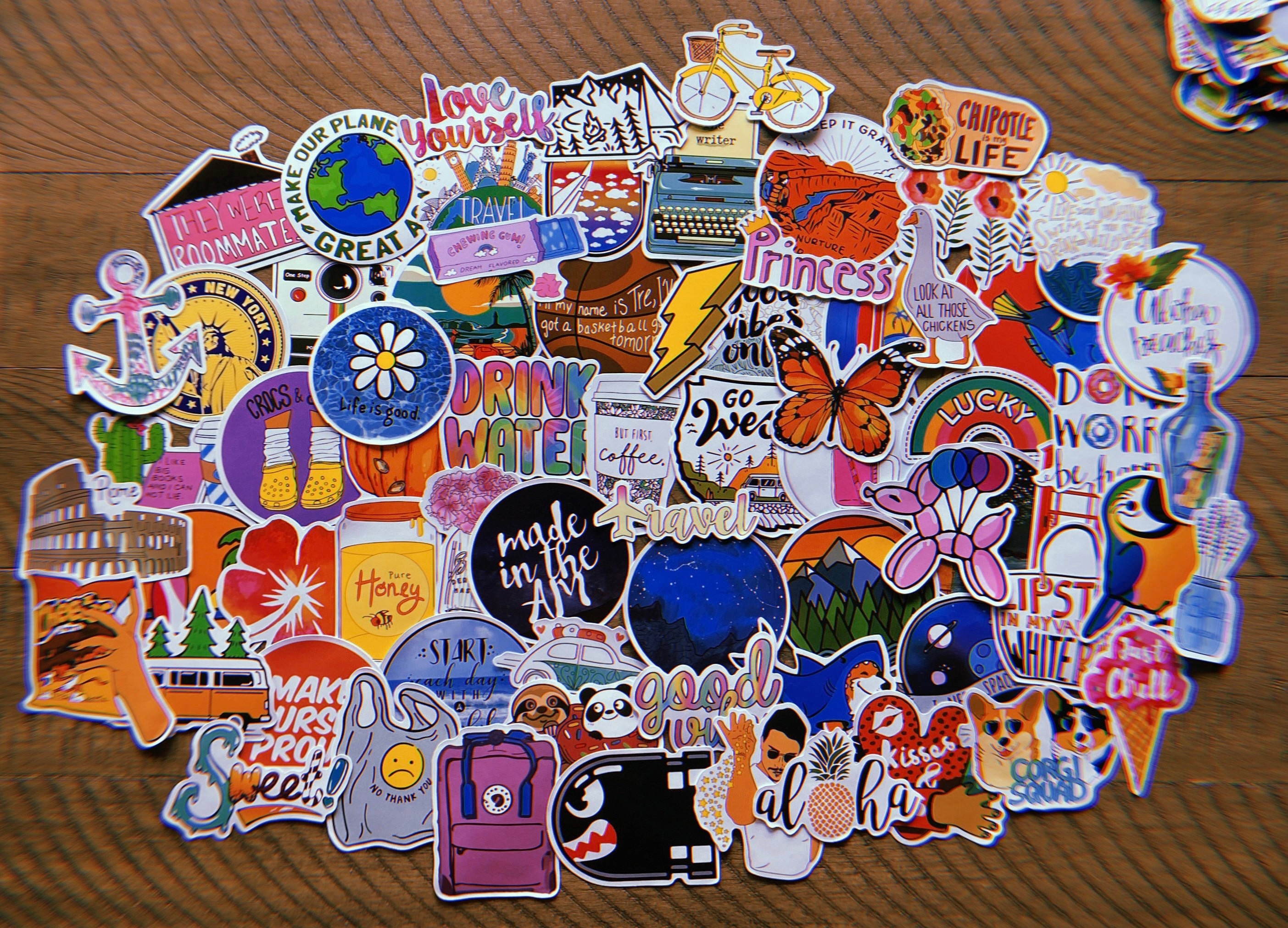 150 Oops Sticker Packs Random Aesthetic Sticker Packs VSCO Sticker ...