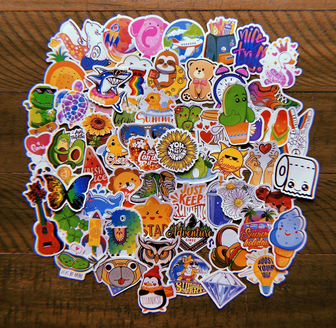 100 Stickers for Kids and Children Cute Kid Sticker Pack Gifts for Kids ...