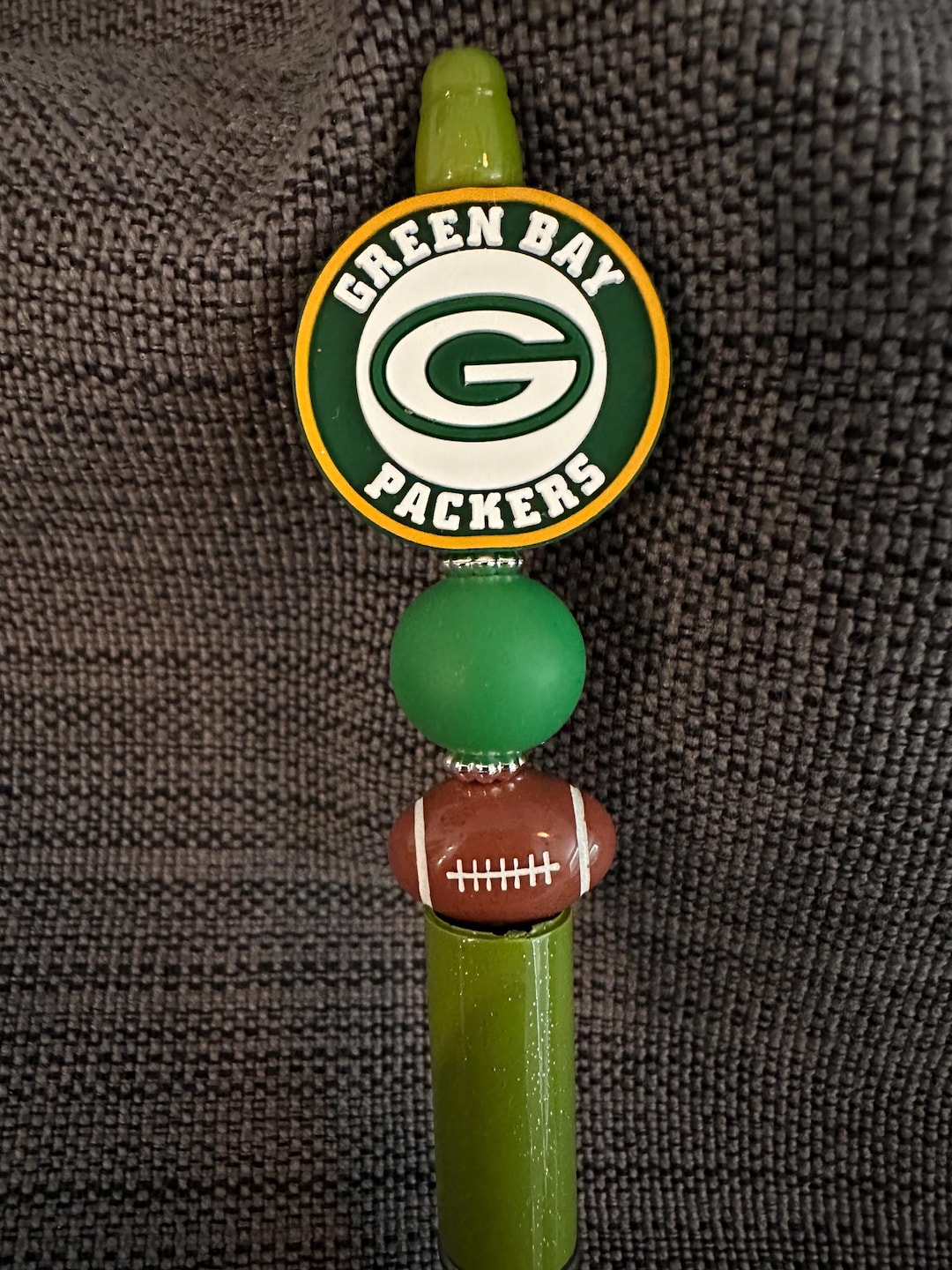 Green Bay Packers Bead Pen. Great Gift! Free Shipping and Handling NFL ...