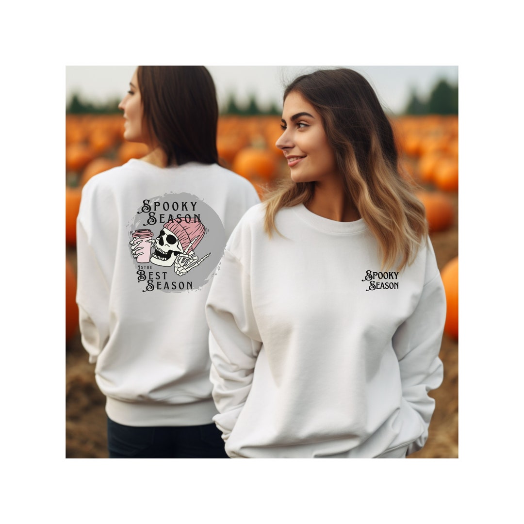 Spooky Season is the Best Season, Skeleton Sweatshirt, Halloween ...
