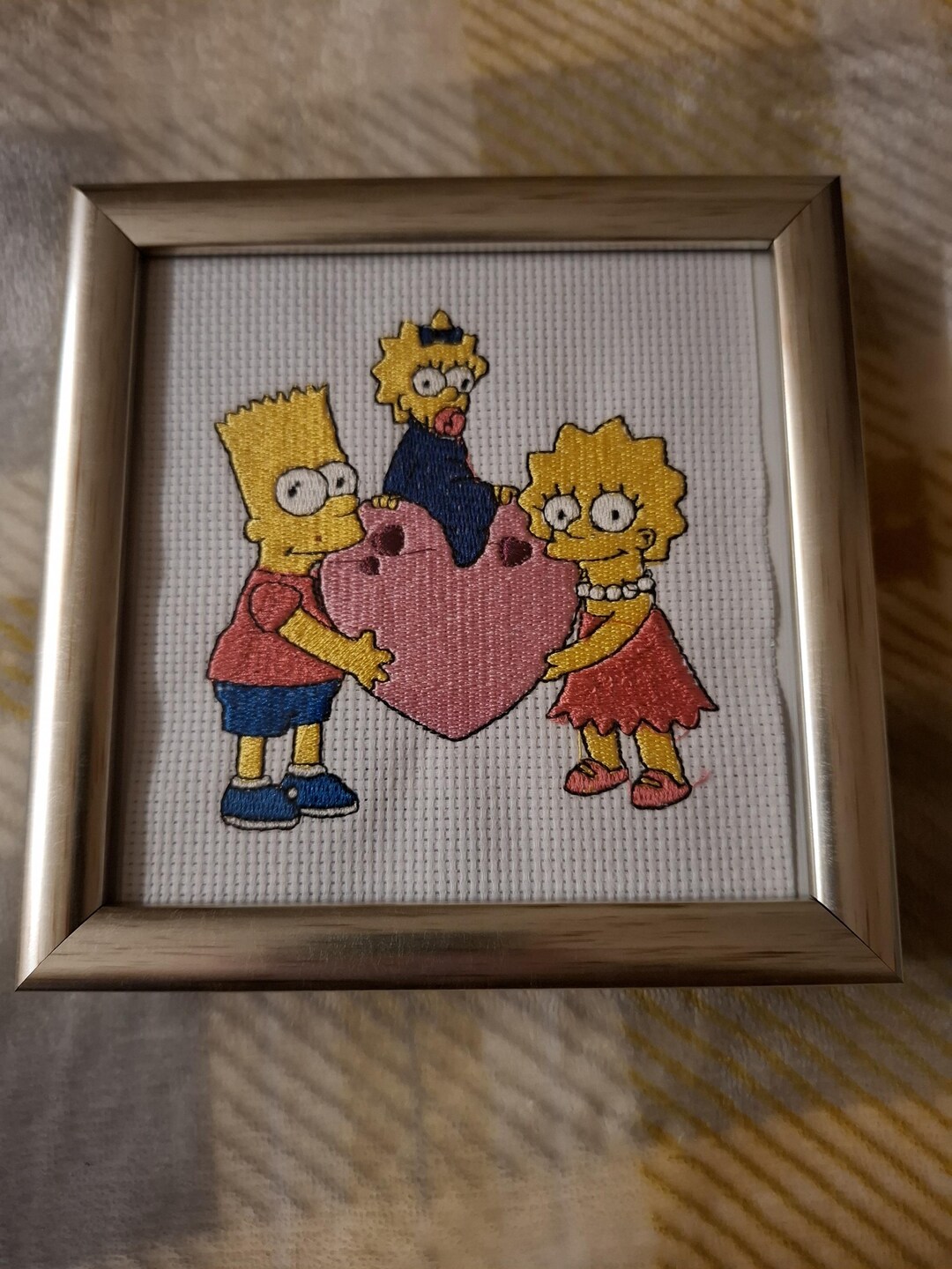 The Simpsons Children Holding A Love Heart - Etsy