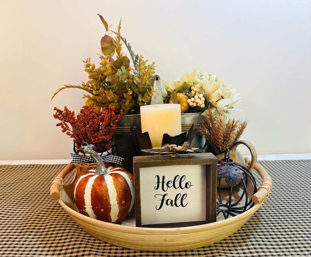 Fall Arrangement, Autumn Centerpiece, Fall Centerpiece, Fall Kitchen ...