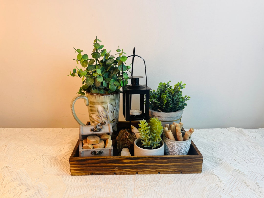 Nature Centerpiece, Rustic Centerpiece, Centerpieces, Coffee Table ...