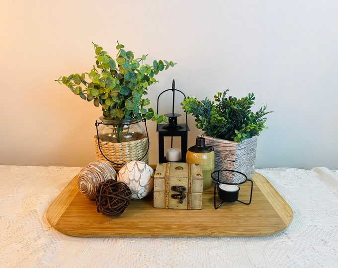 Rustic Centerpiece, Centerpieces, Kitchen Island Centerpiece, Coffee ...
