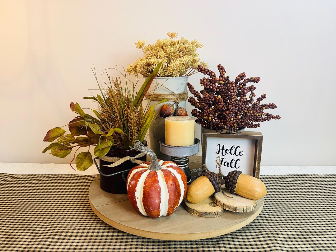Fall Kitchen Island Centerpieces, Fall Centerpieces, Autumn ...