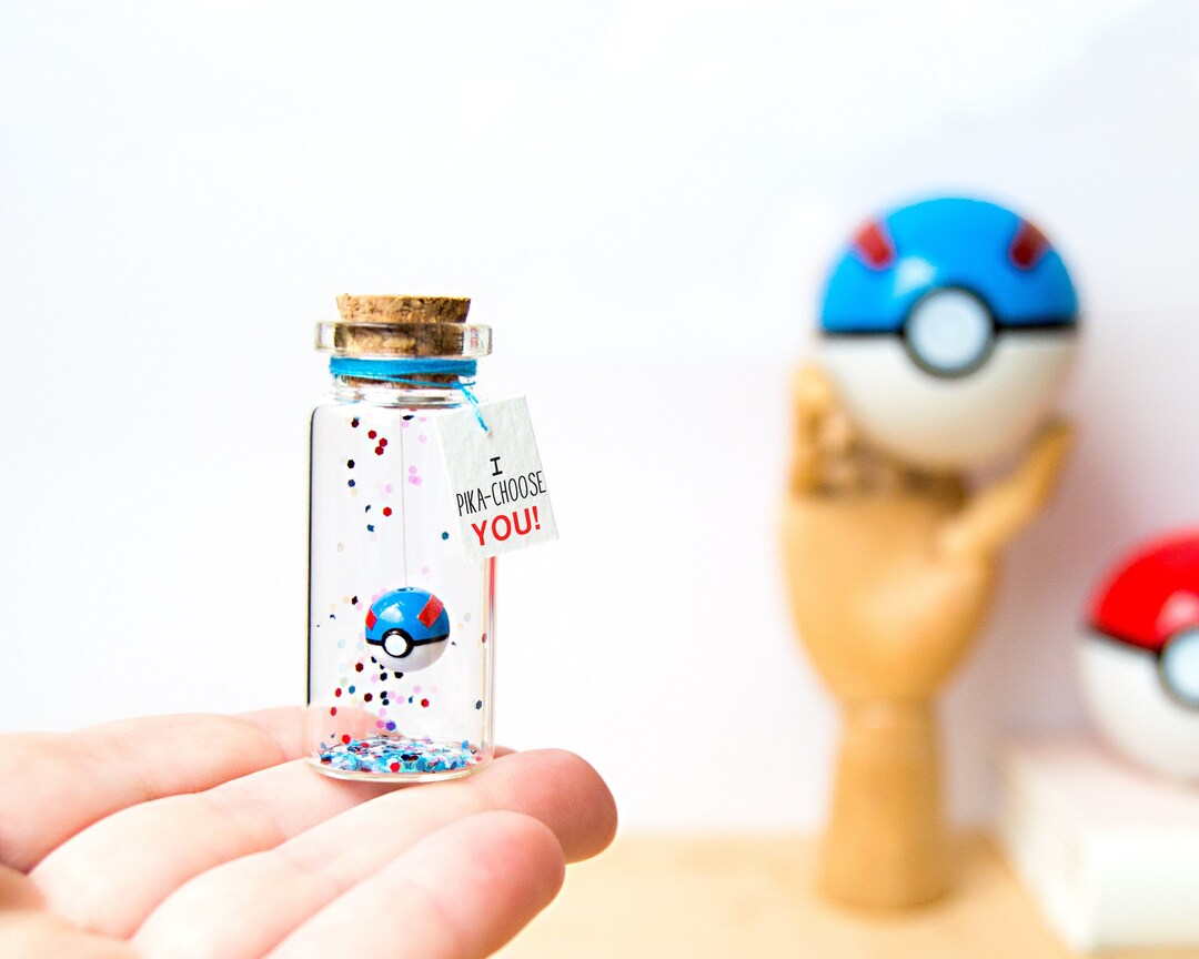 Pikachu Gift Bottle: I Choose You Keepsake, Gamer Gift - Etsy