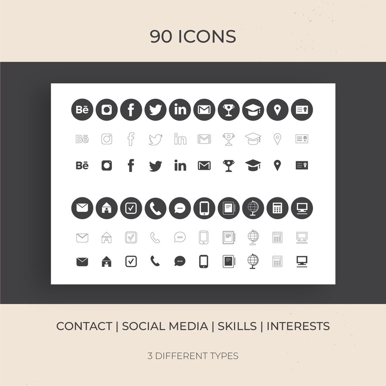 CV Template Professional, Resume and Cover Letter Template for Word and ...