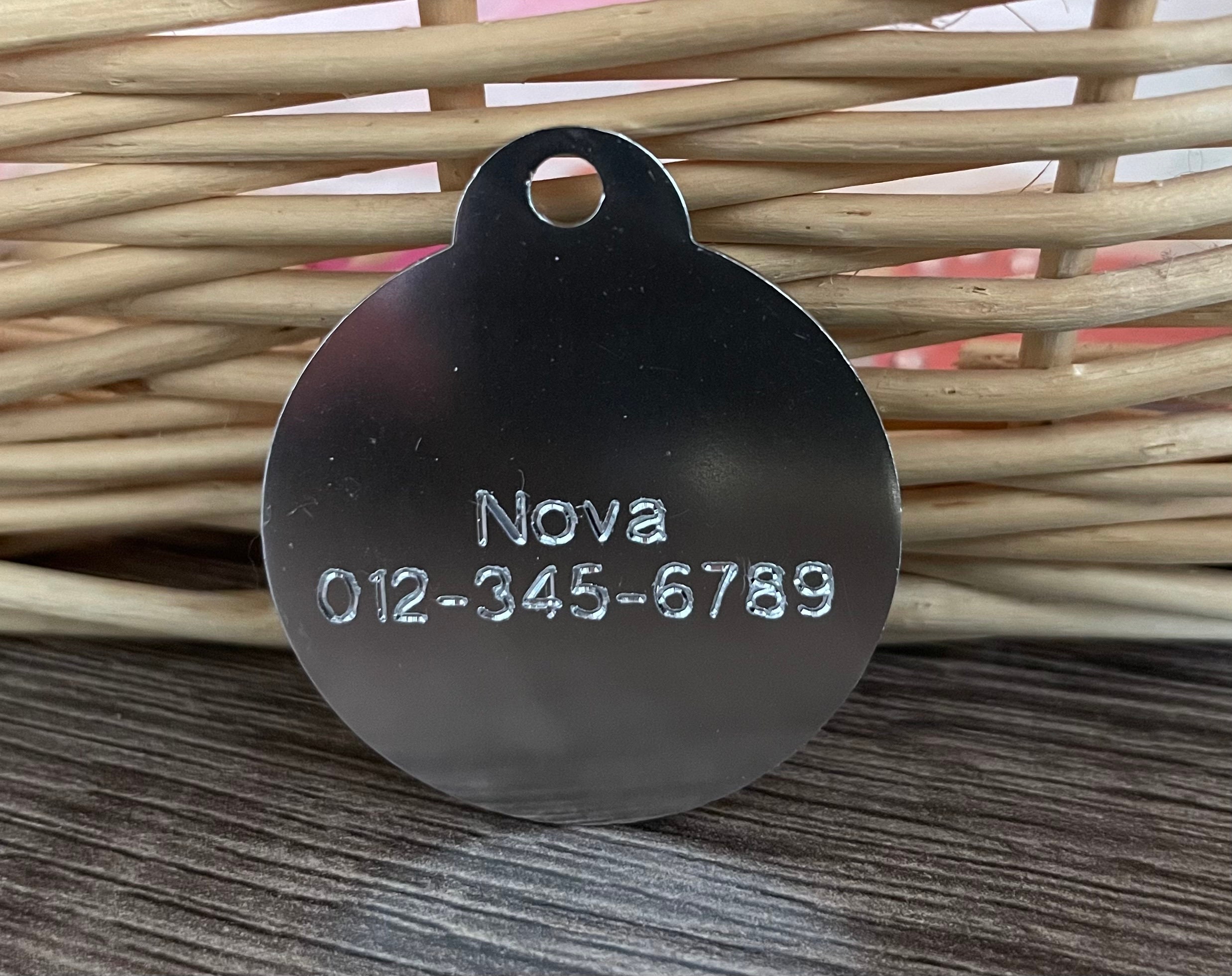 Swarovski Pirate Dog Tag, Personalized and Engraved - Etsy