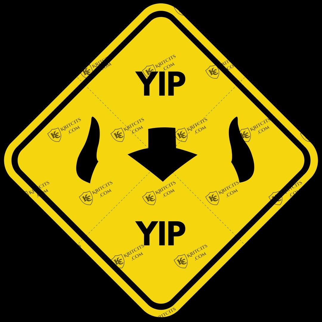 Yip Yip Funny Sign | 3D Printed Tabletop Decor - Etsy