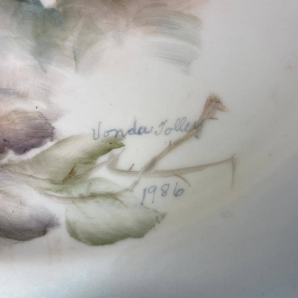 Vintage Hand Painted Tiffany Fine China Porcelain Japan Plate - Etsy