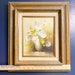 Vintage B. Ferber Floral Oil Painting - Matted Wood Frame - Etsy
