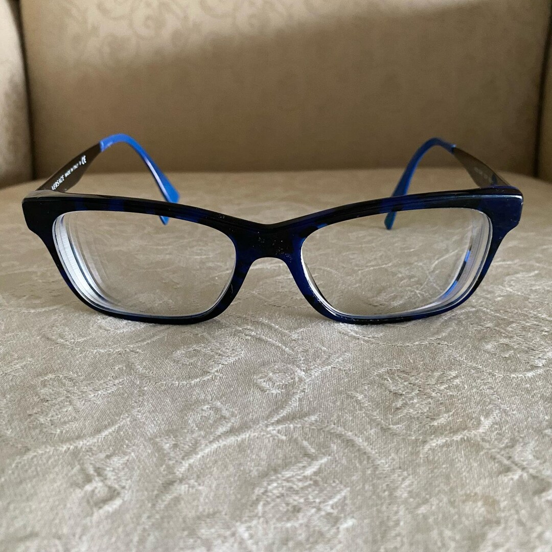 Versace MOD. 3245 5237 Made in Italy Rectangle Full Rim Designer Eyeglasses Frame - Etsy