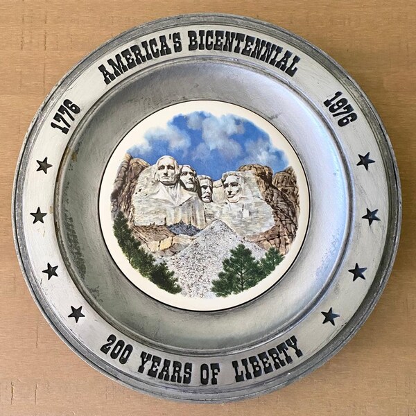 Ceramic Bicentennial Plate - Etsy