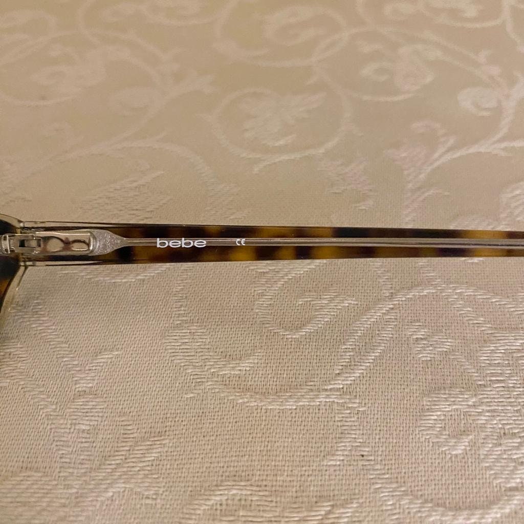 Bebe Designer Jealous BB5074 215 Tortoise Crystal Cat Eye Full Rim ...