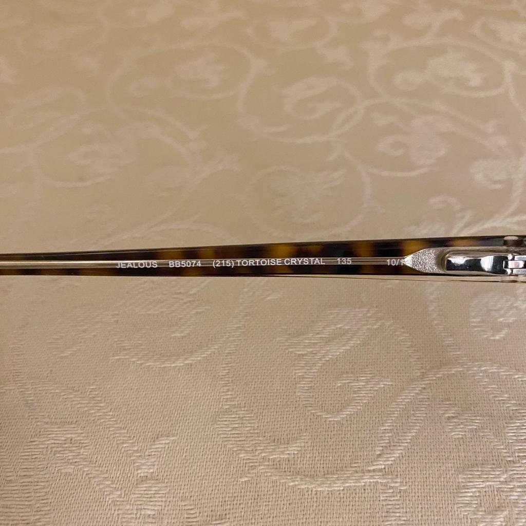 Bebe Designer Jealous BB5074 215 Tortoise Crystal Cat Eye Full Rim ...