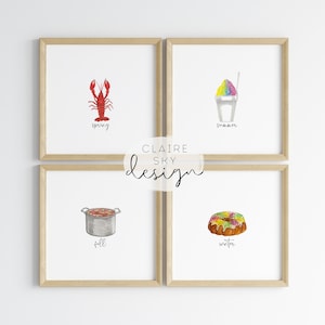 Louisiana Kitchen Decor New Orleans Kitchen Art Nola Print - Etsy