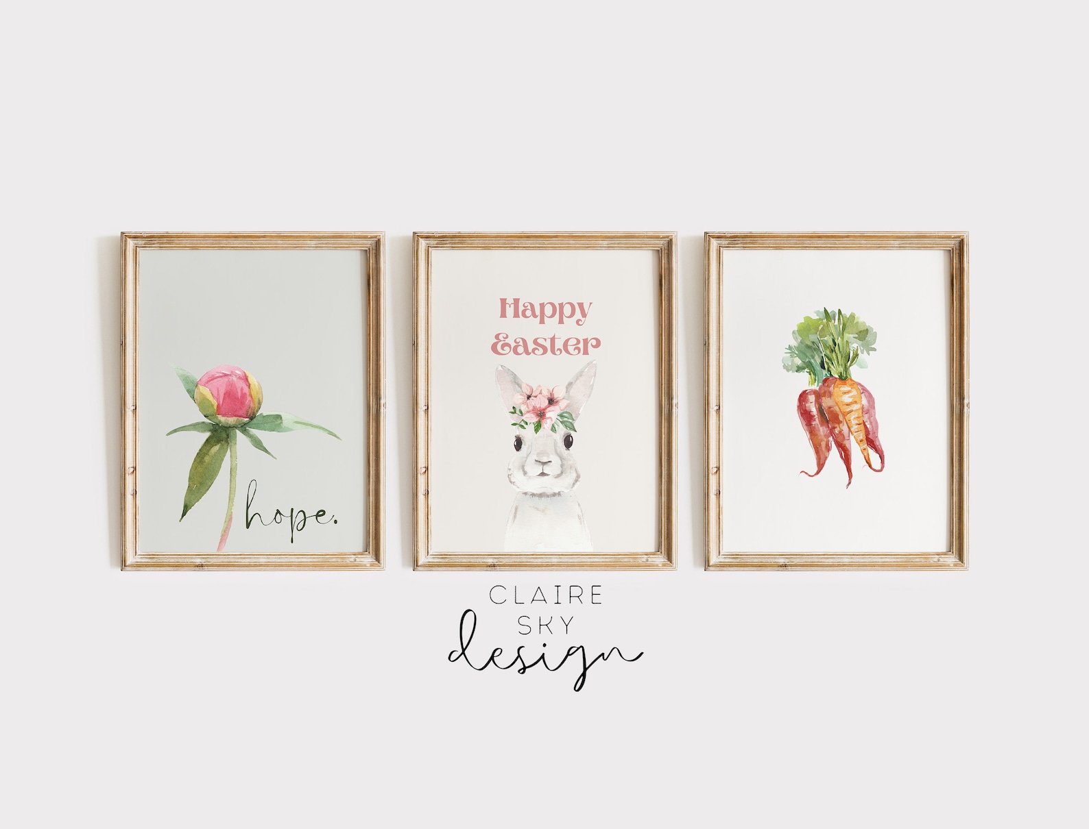 Printable Easter Wall Art Easter Prints Set of 10 Spring Wall Art ...