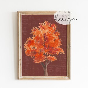 October Wall Art Set Fall Colors Gallery Wall Prints - Etsy