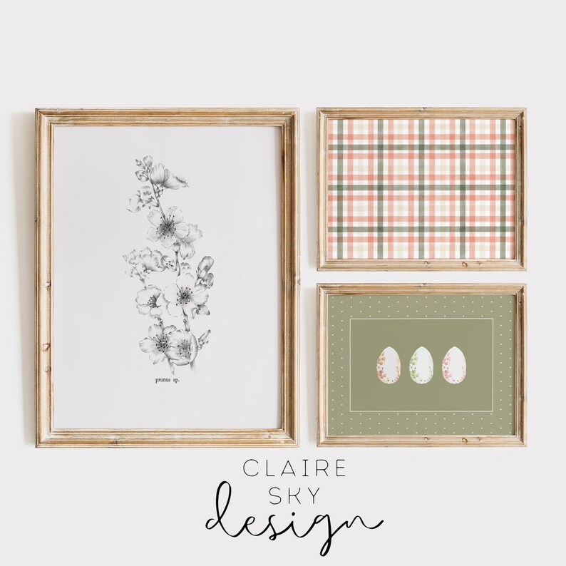 Printable Easter Wall Art Easter Prints Set of 10 Spring Wall Art ...