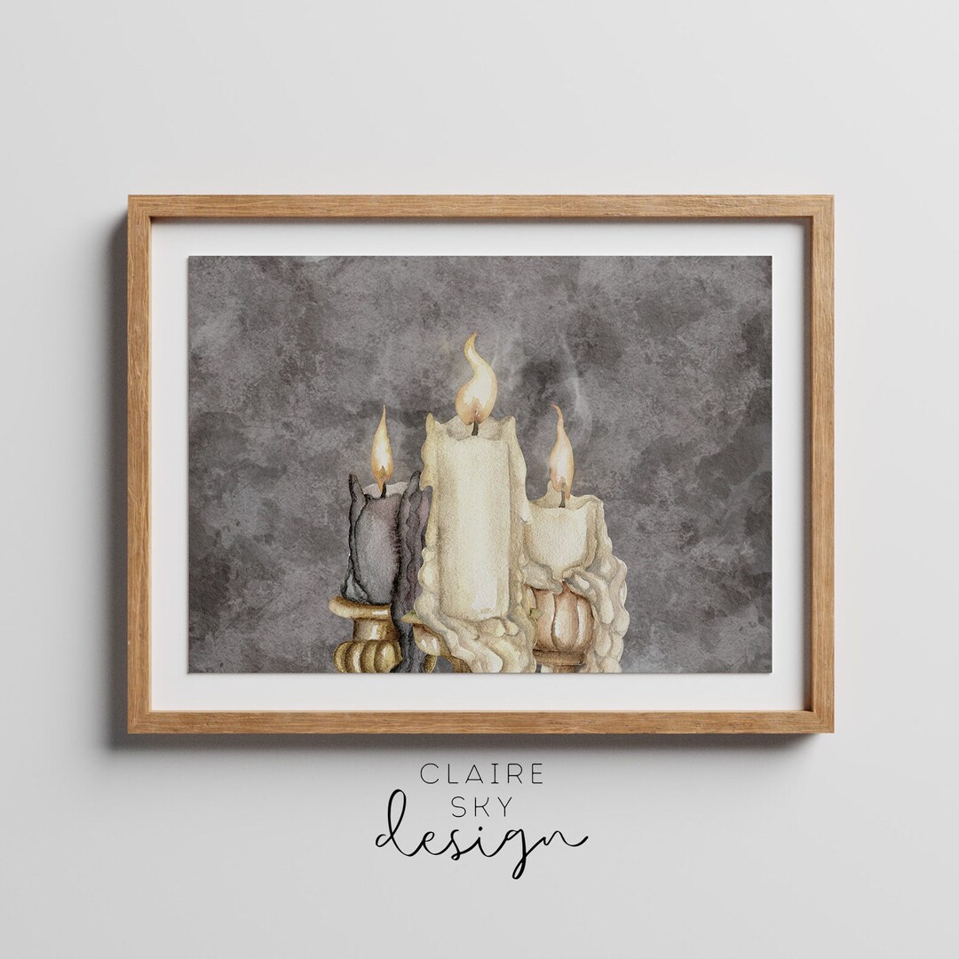 Spooky Halloween Print | Printable Halloween Art | Halloween Wall Art ...