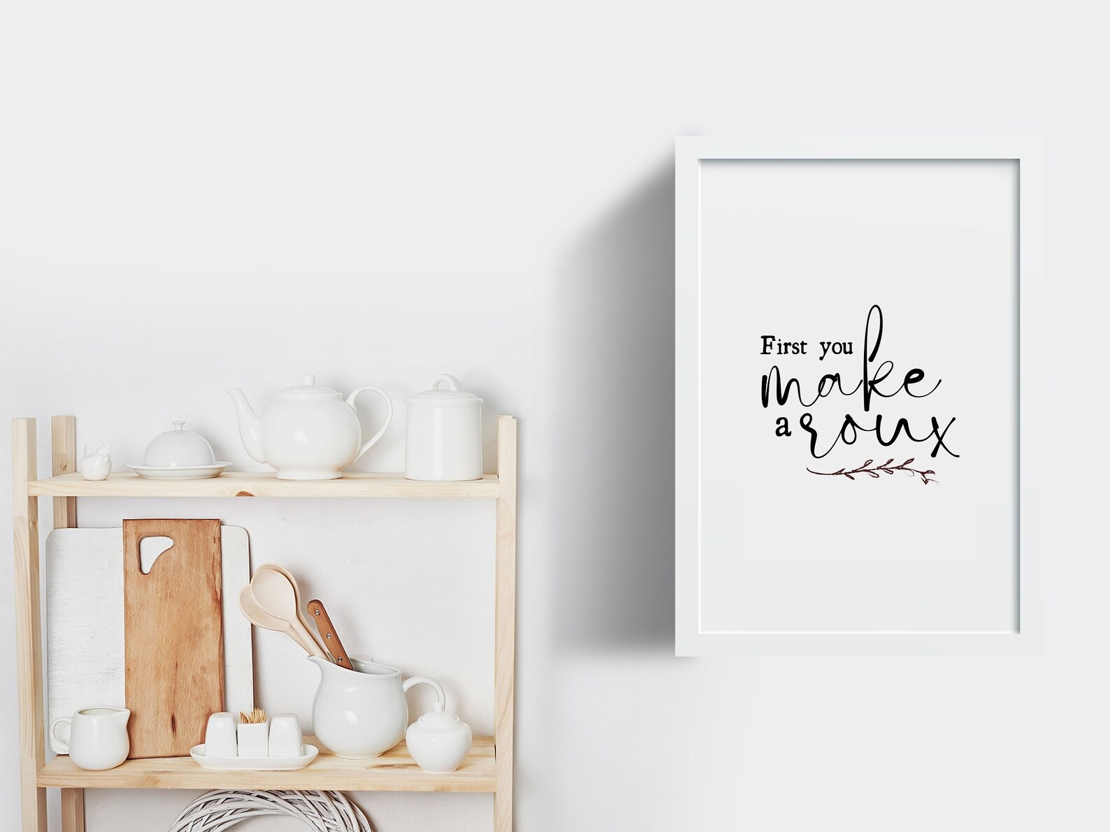 First You Make a Roux | Louisiana Printable Wall Art | Cajun Kitchen ...