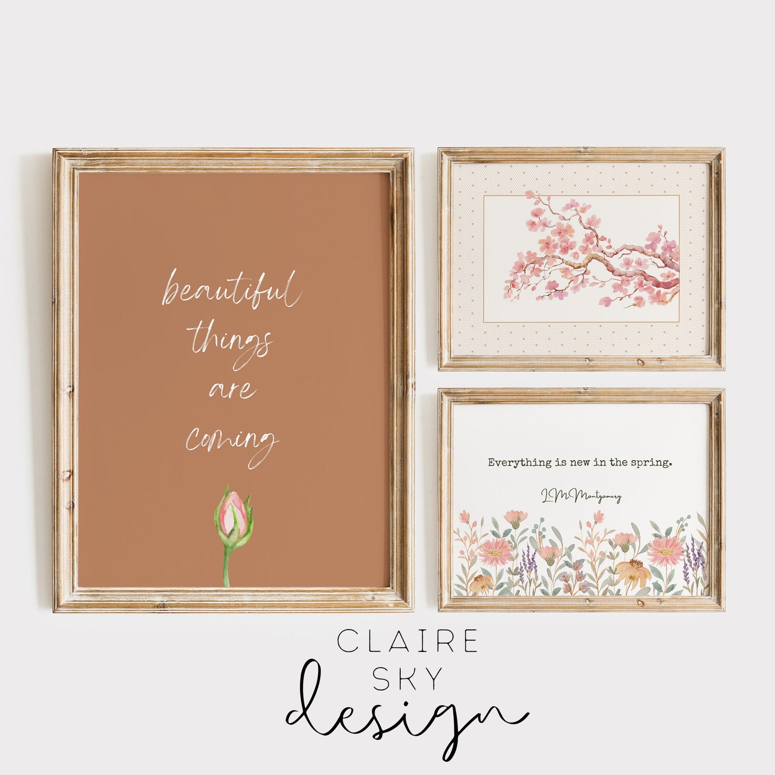 Printable Easter Wall Art Easter Prints Set of 10 Spring Wall Art ...