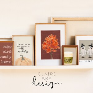 October Wall Art Mega Bundle | Fall Prints | Autumn Gallery Wall Set ...