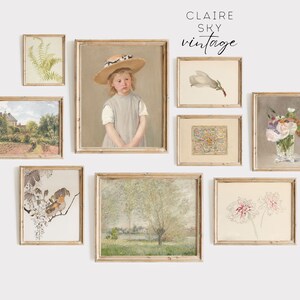 Spring Gallery Wall Set | Vintage Easter Prints | Vintage Spring Art ...