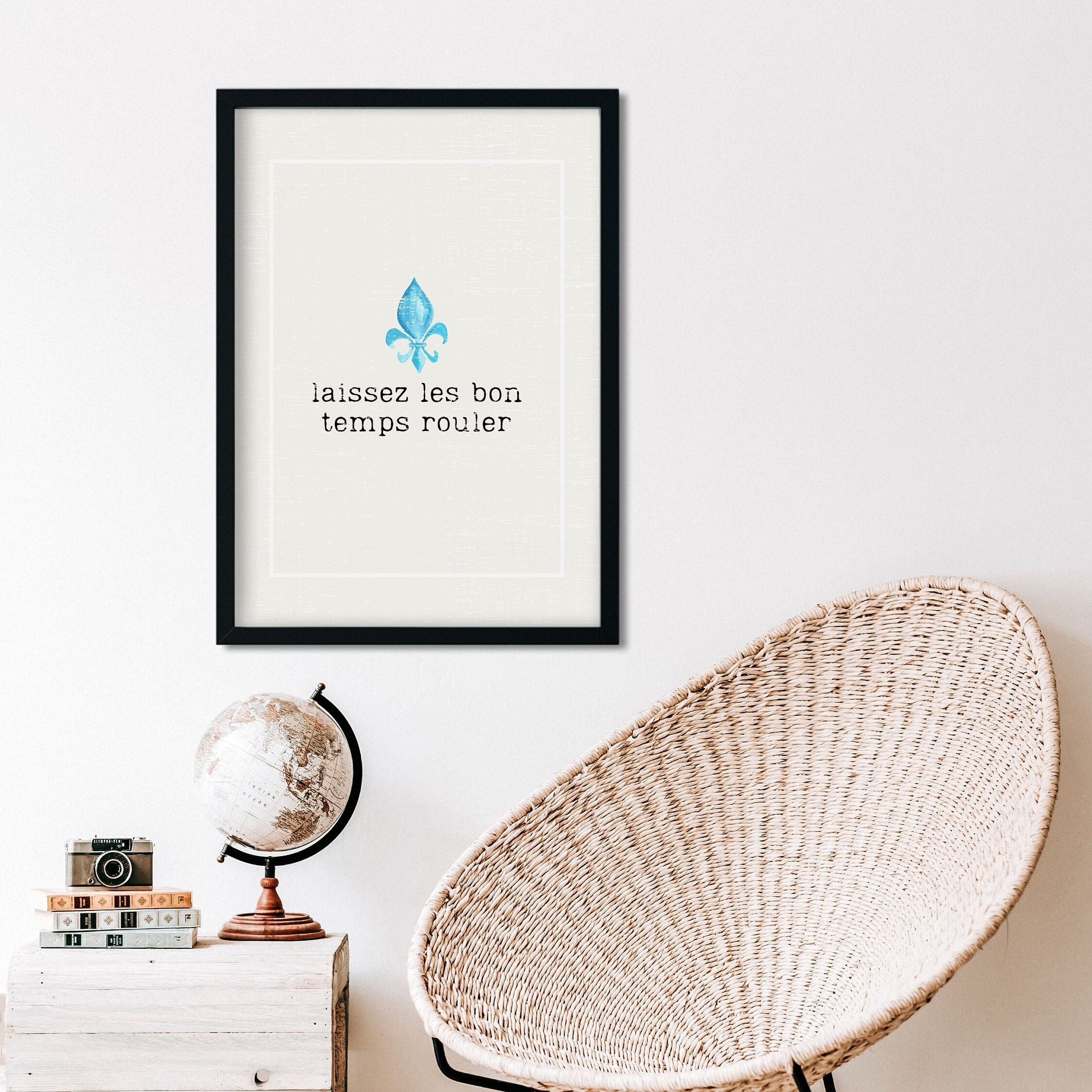 Laissez Les Bon Temps Rouler Sign | New Orleans Decor Print | Cajun ...