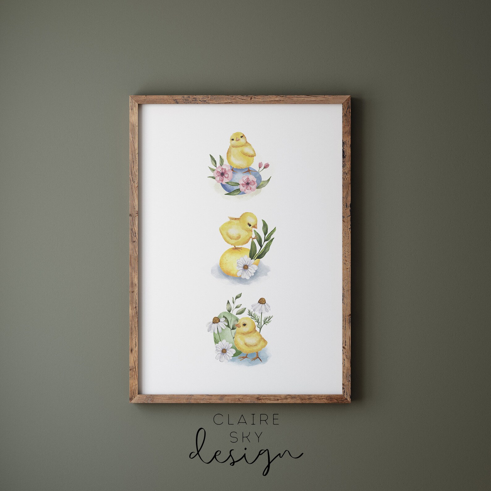 Easter Printable Wall Art | Easter Print | Spring Wall Decor | Pastel ...