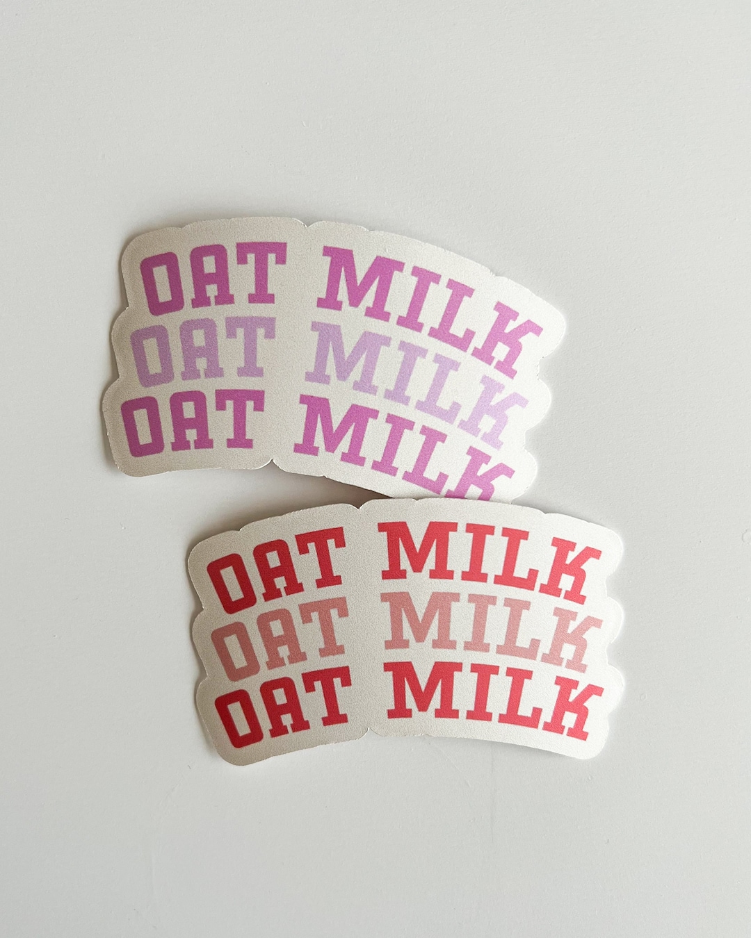 Oat Milk Sticker - Etsy