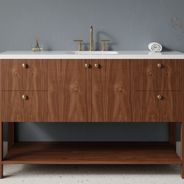 Custom Made Bathroom Vanity - Etsy